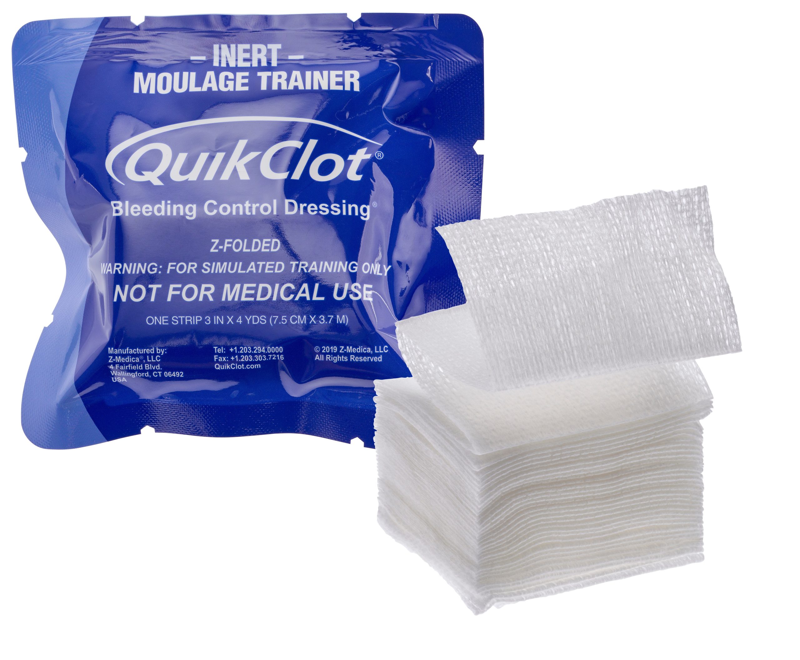 QuikClot Bleeding Control Dressing Moulage Trainer | Rally Point Tactical